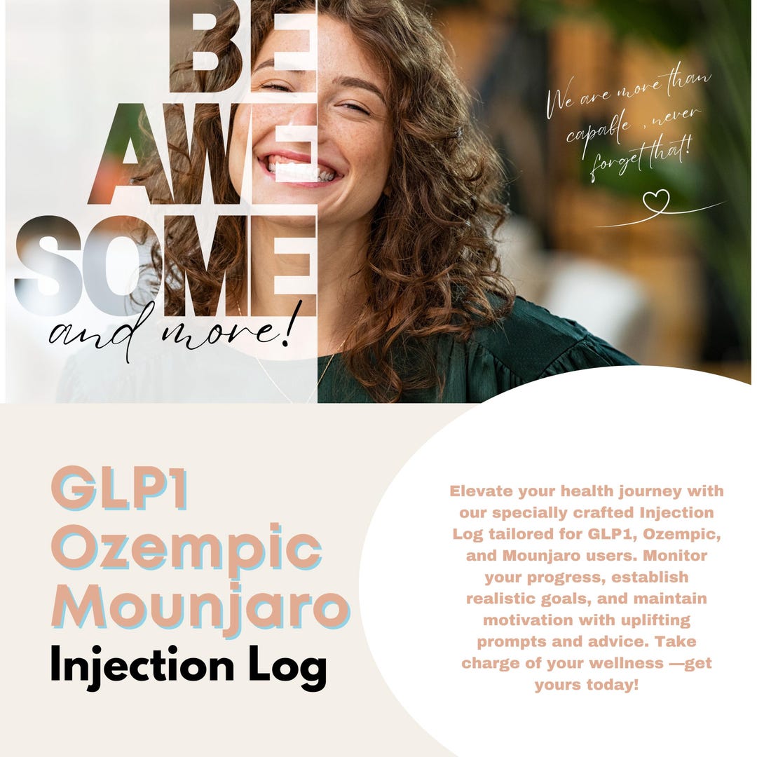 GLP1 Tracker, GLP1 Journal, GLP1 Planner, GLP 1, GLP1, GLP 1 Shirts ...