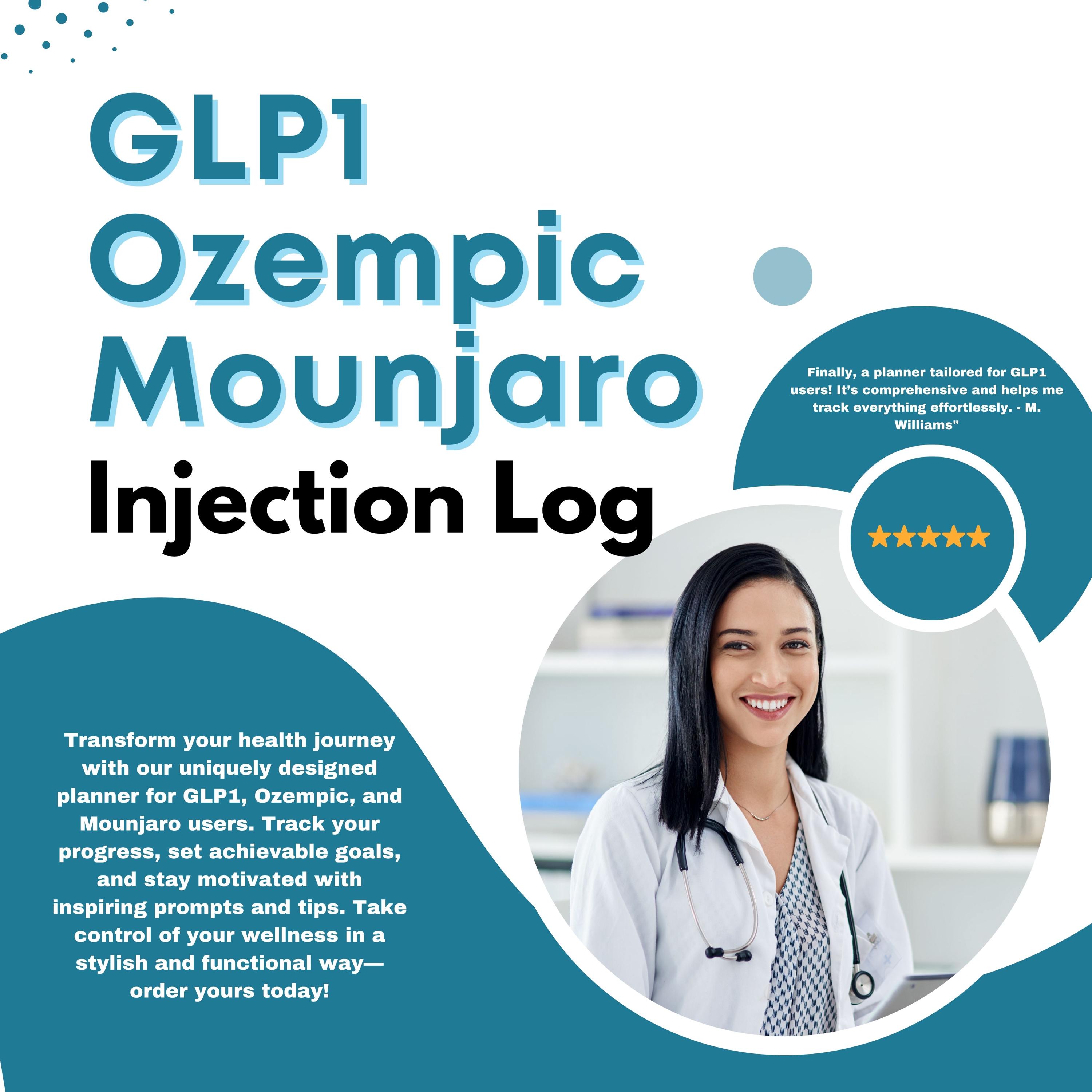 GLP1 Tracker, GLP1 Journal, GLP1 Planner, GLP 1, GLP1, GLP 1 Shirts ...