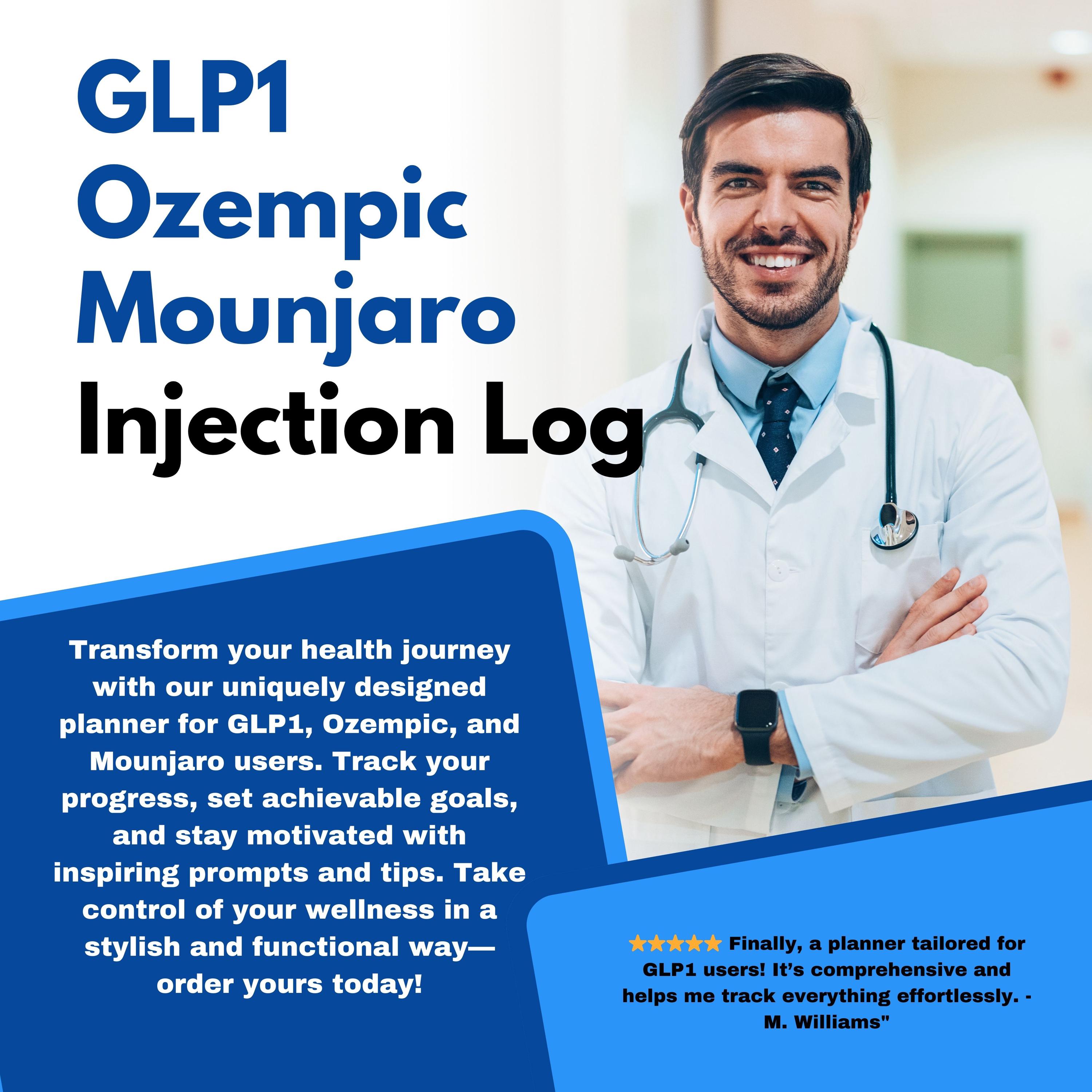 GLP1 Tracker, GLP1 Journal, GLP1 Planner, GLP 1, GLP1, GLP 1 Shirts ...