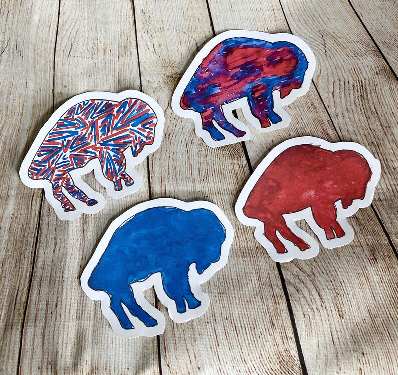 Buffalo Decal, Vinyl Sticker, Buffalo Love Sticker, Standing Buffalo ...