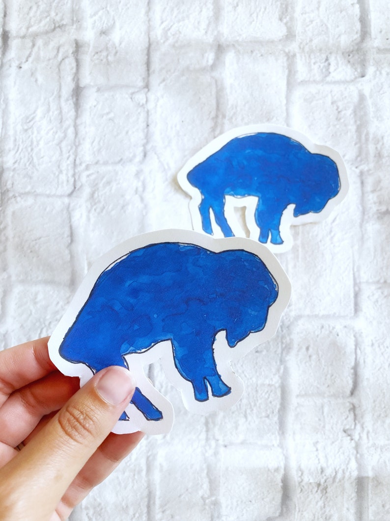 Buffalo Decal, Vinyl Sticker, Buffalo Love Sticker, Standing Buffalo ...