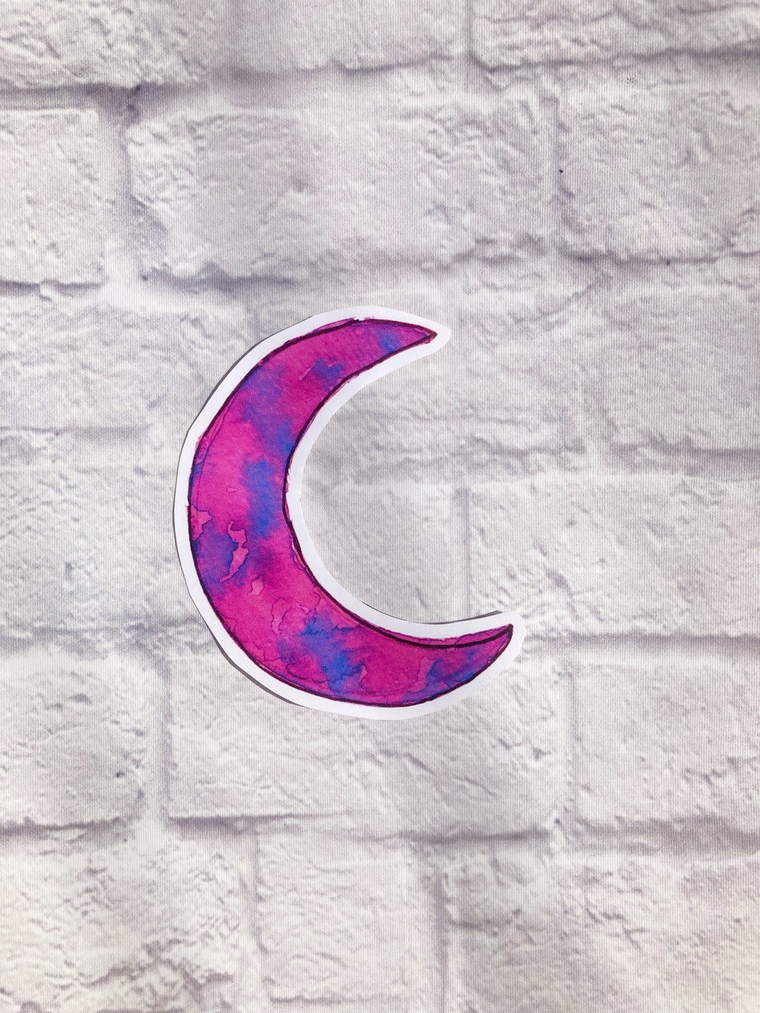 Crescent Moon Vinyl Sticker, Moon Goddess Sticker, Luna Moon Goddess ...