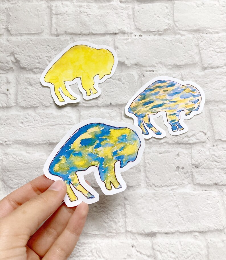 Buffalo Decal, Vinyl Sticker, Buffalo Love Sticker, Standing Buffalo ...