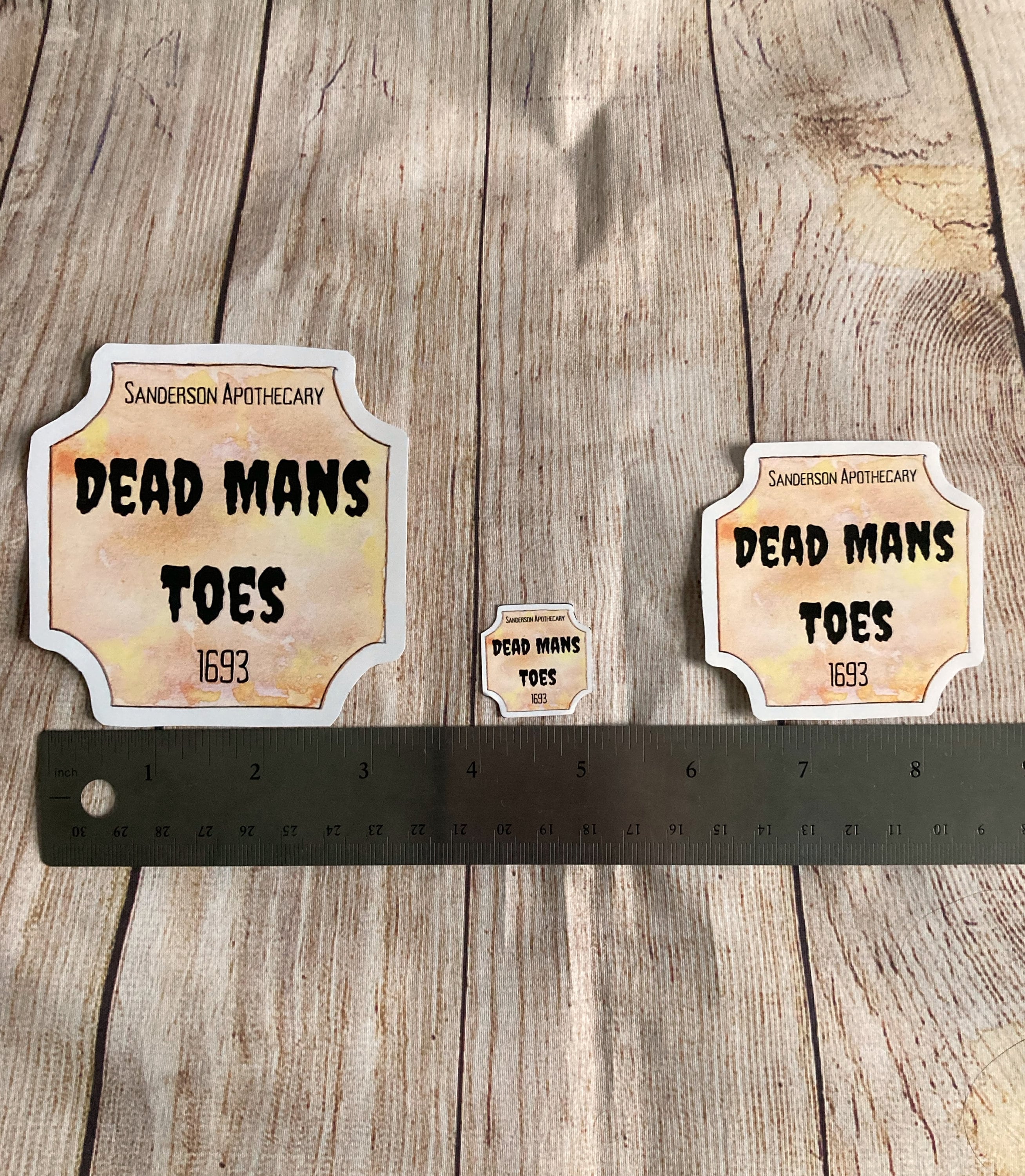 Dead Mans Toes Sticker Sanderson Sisters Apothecary Decal - Etsy