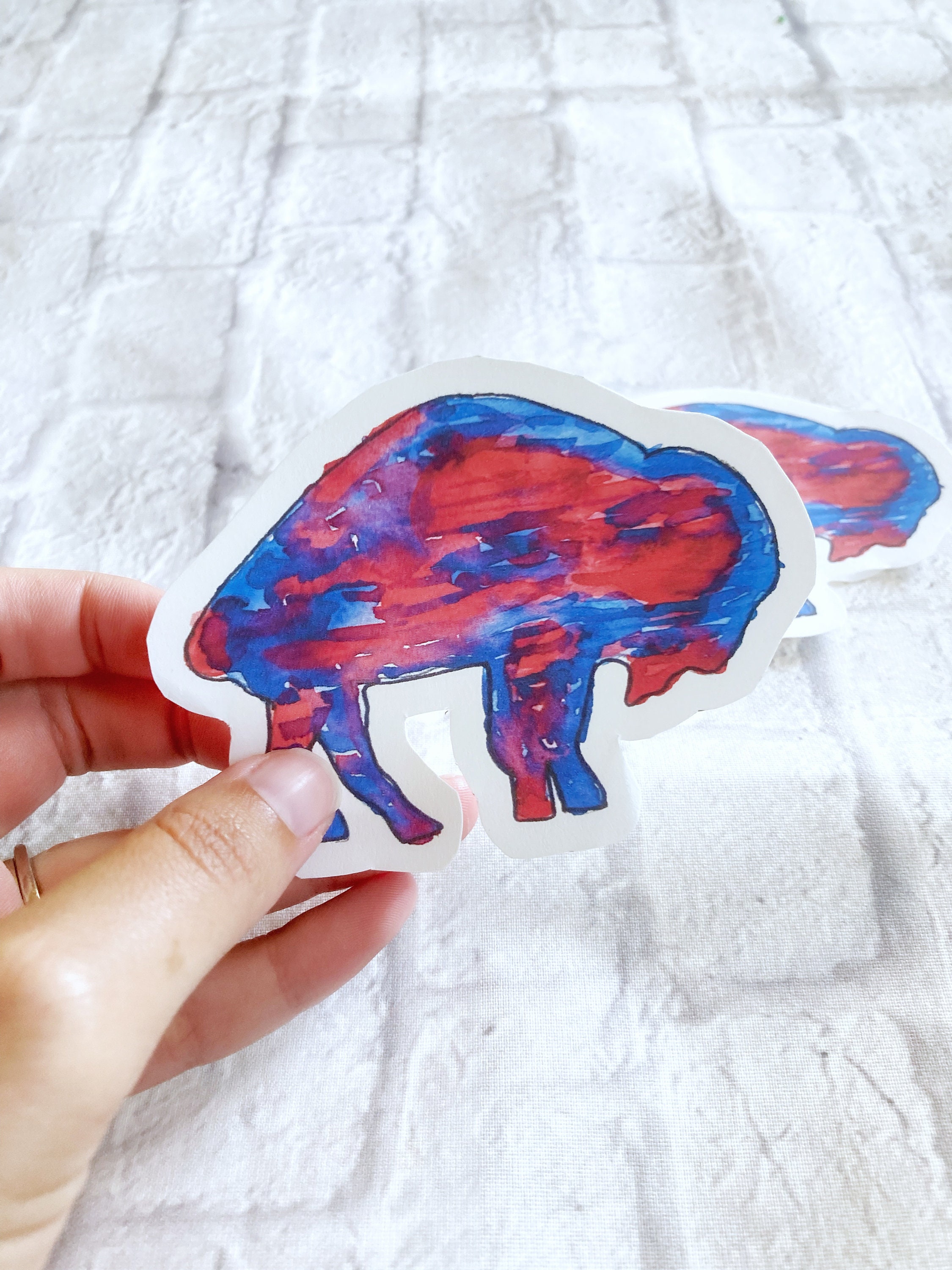 Buffalo Decal Vinyl Sticker Buffalo Love Sticker Standing - Etsy
