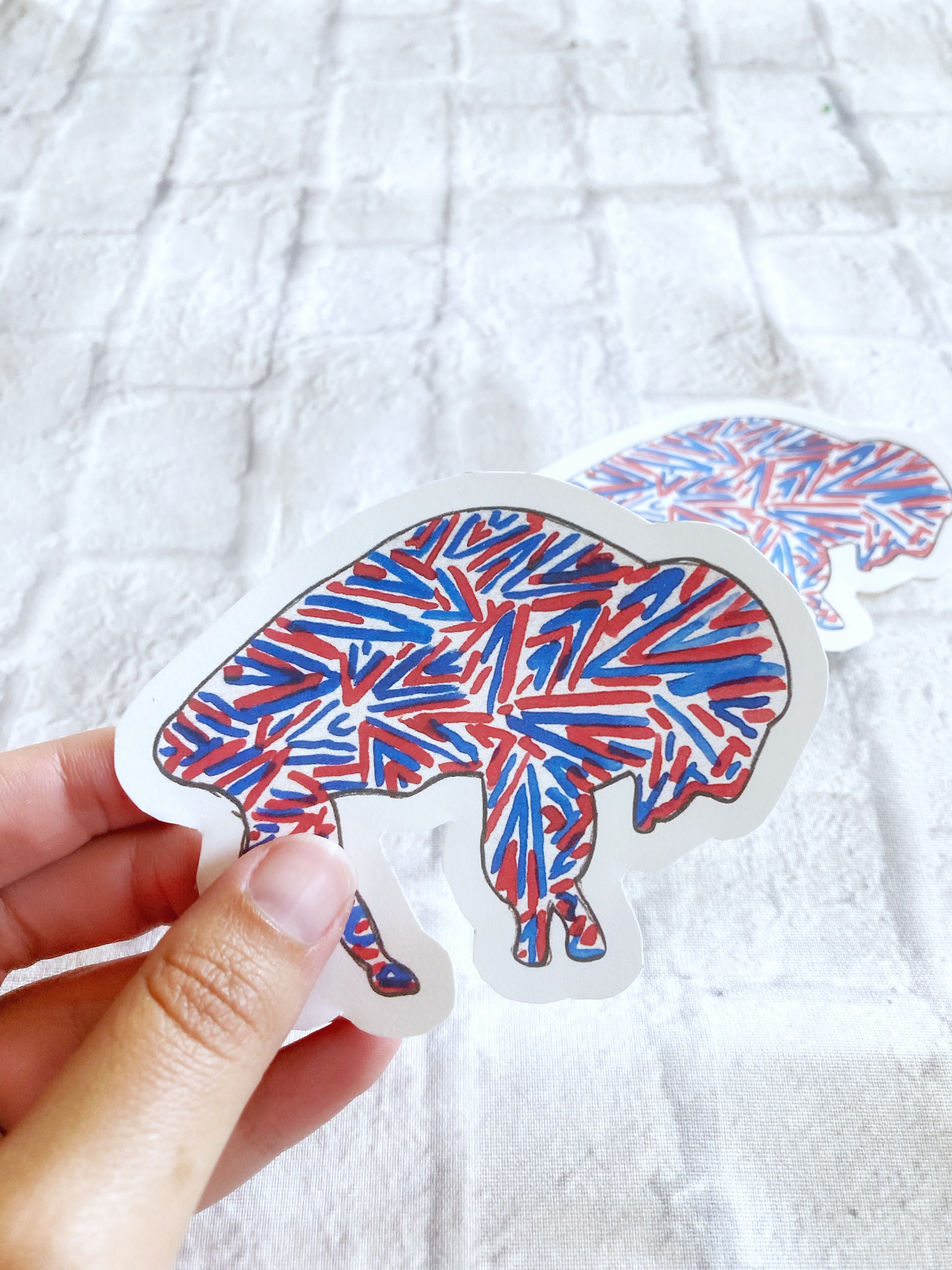 Buffalo Decal Vinyl Sticker Buffalo Love Sticker Standing - Etsy