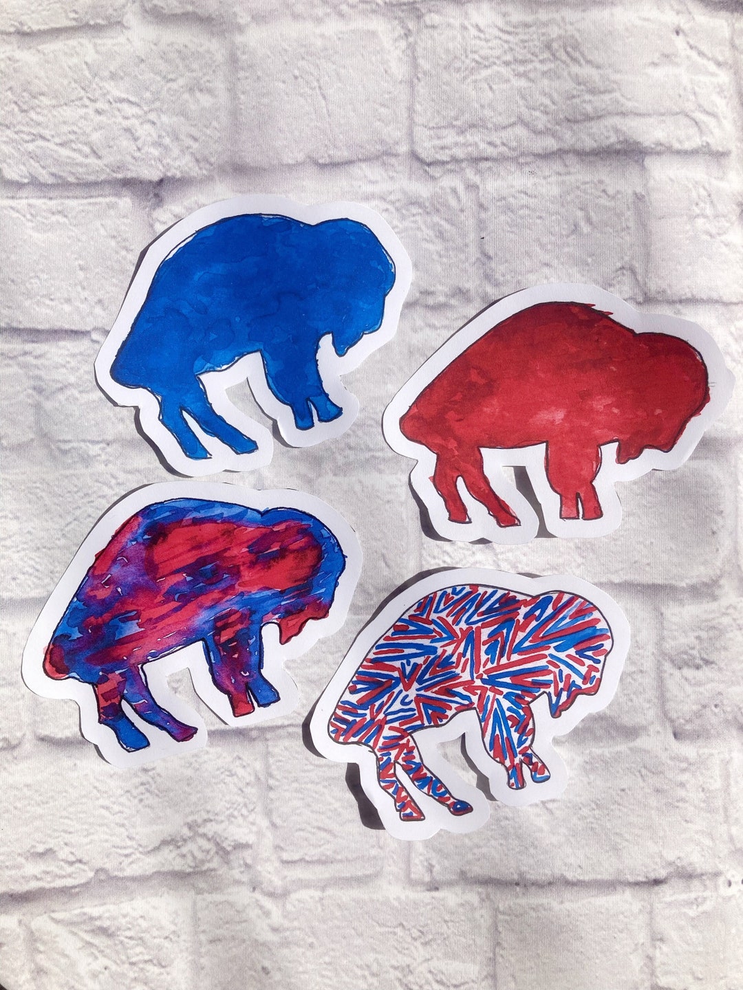Buffalo Decal, Vinyl Sticker, Buffalo Love Sticker, Standing Buffalo ...