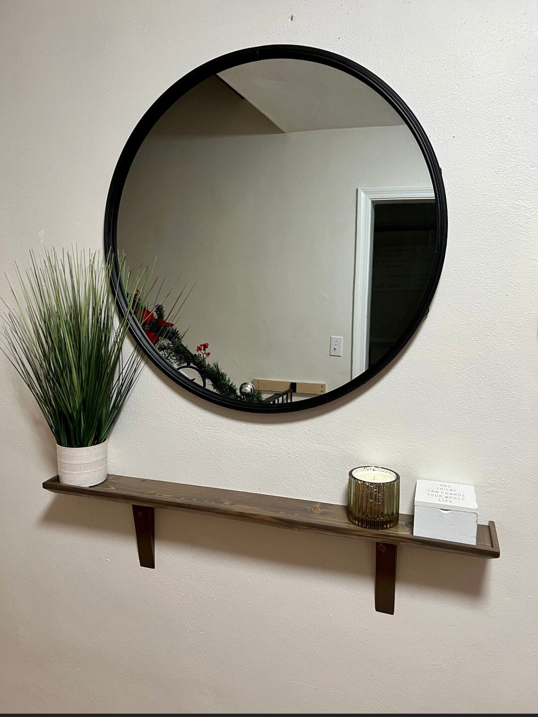 Floating Shelf, Wooden Shelf, Narrow Shelf With Lip, Modern Shelf ...