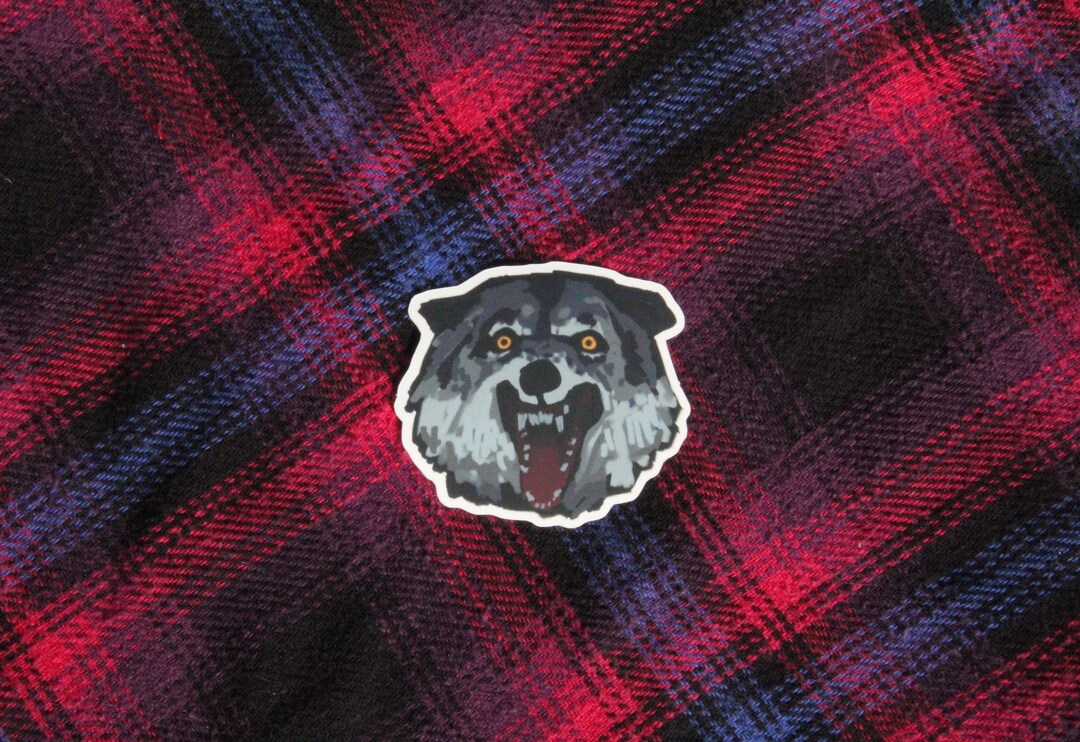 Timberwolf Vinyl Sticker - Etsy