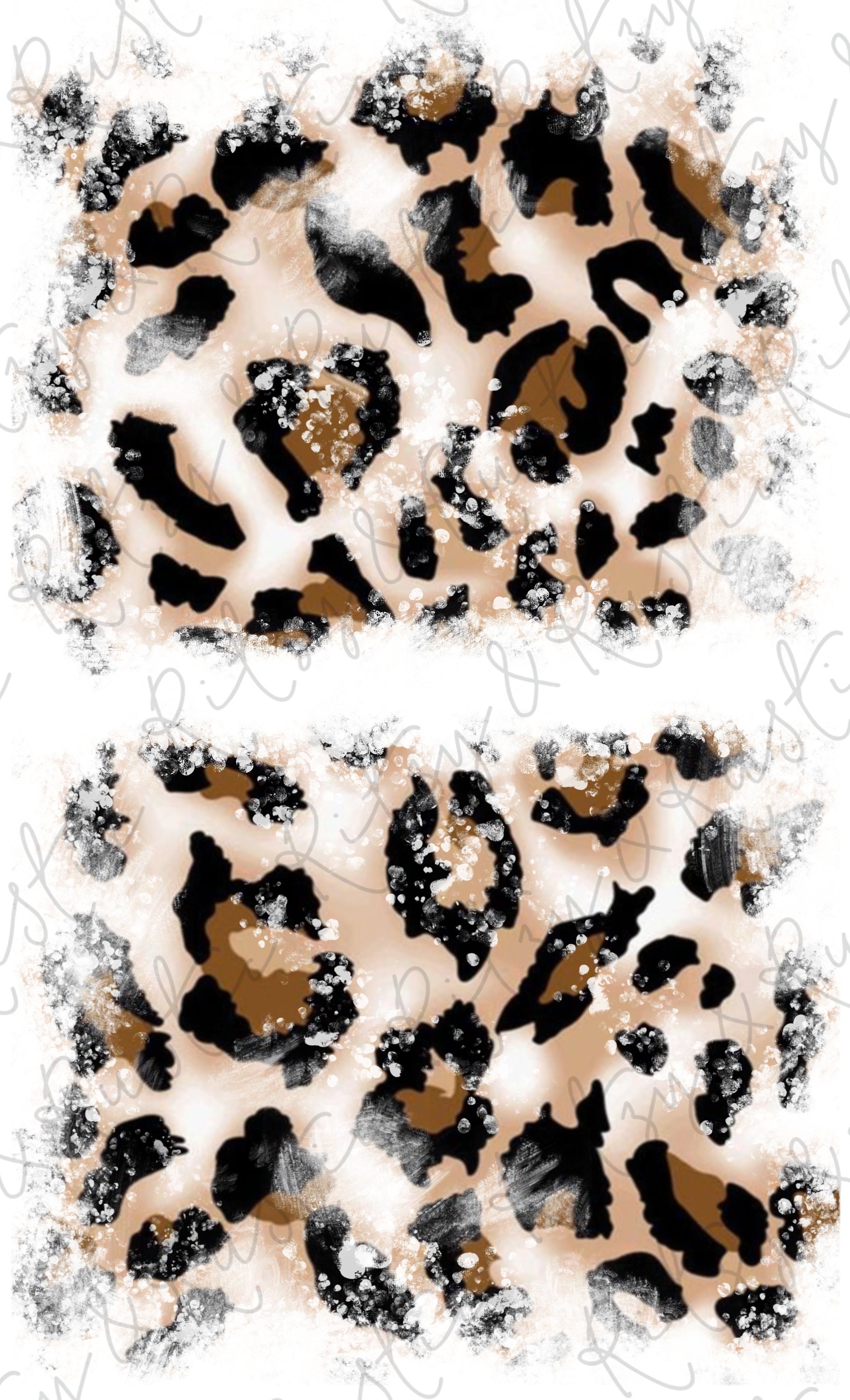 Leopard Print 1 Soft Edge PNG, Digital Download, Sublimation Design ...