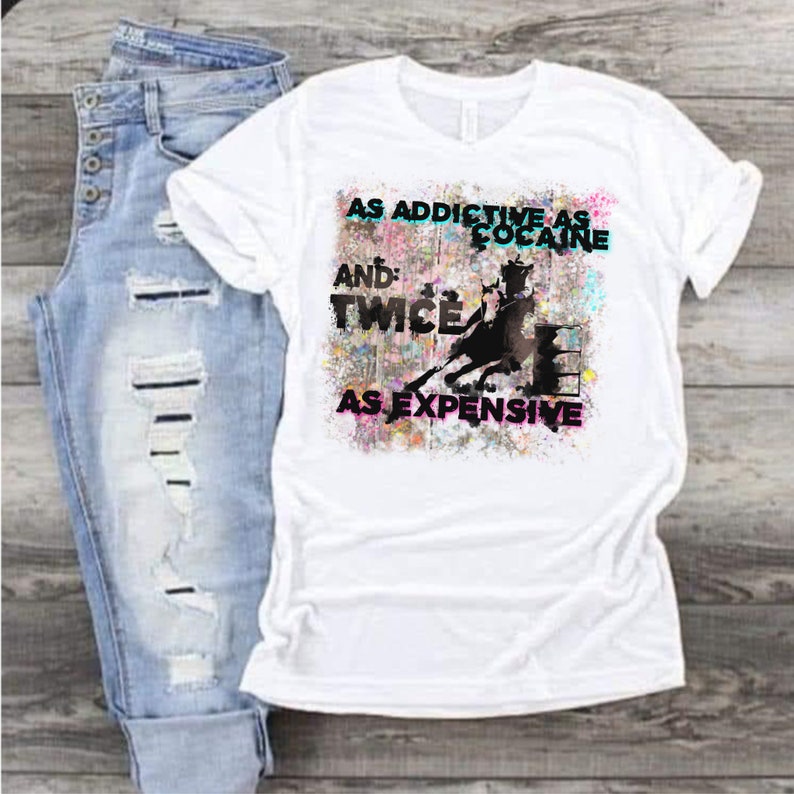 Barrel Racer Addiction - Sublimation Design Downloads - PNG Print File ...