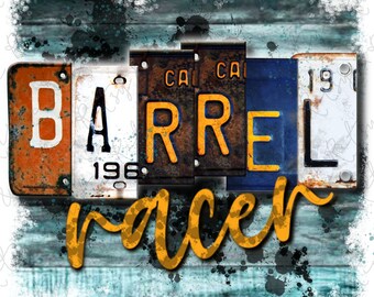 Barrel Racer Turn and Burn Sublimation Design Downloads - Etsy