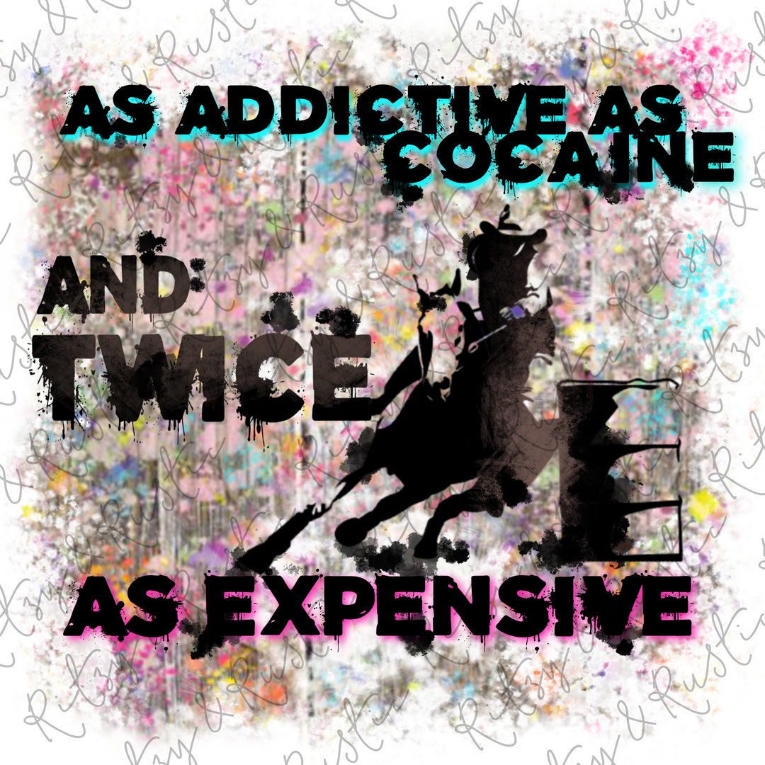 Barrel Racer Addiction - Sublimation Design Downloads - PNG Print File ...