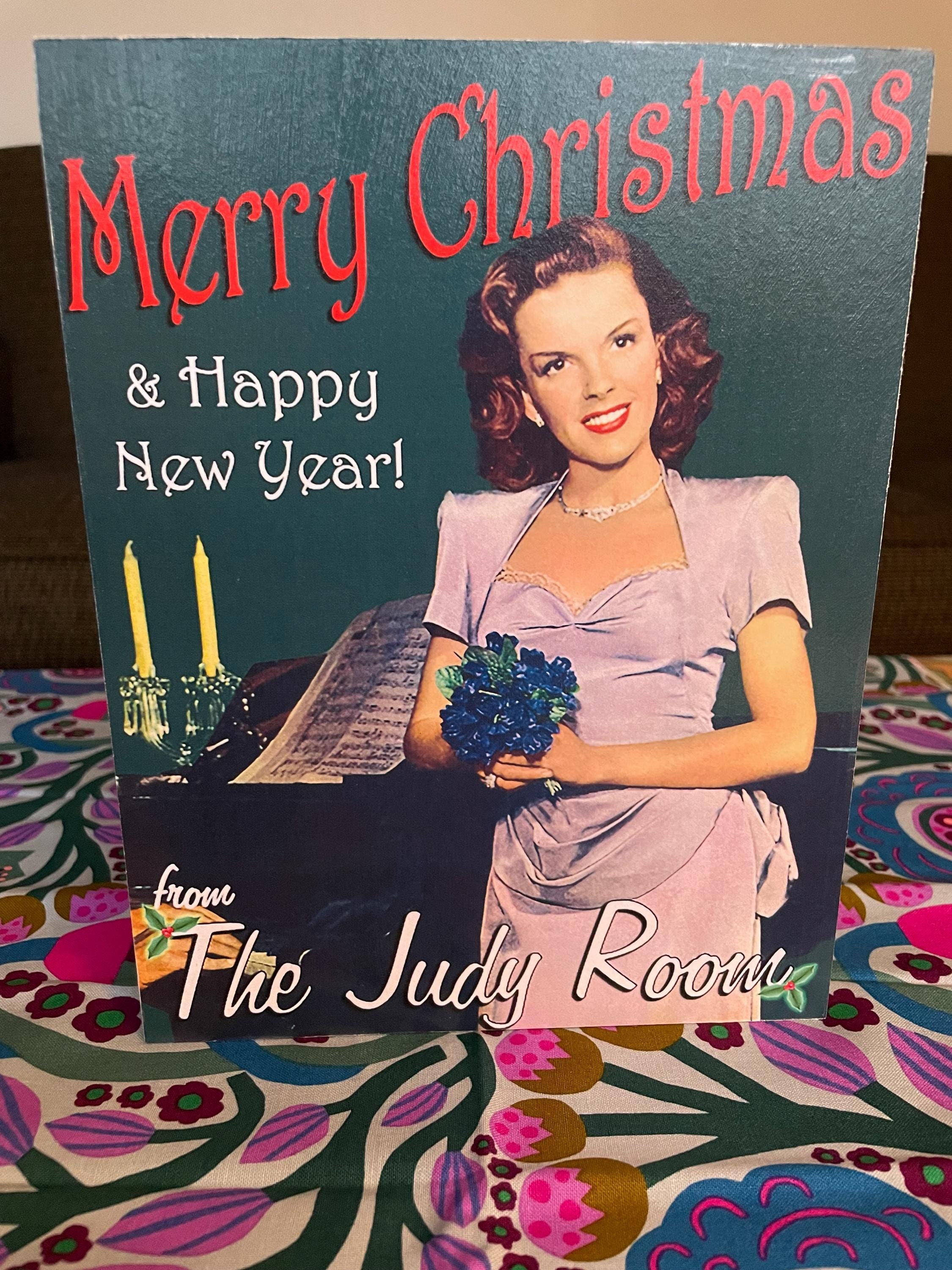 Beautiful Christmas Image of Judy Garland in Front of A Piano Handmade ...