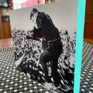 Iconic Image of Elvis Presley on Stage Inches From the Crowd Handmade ...