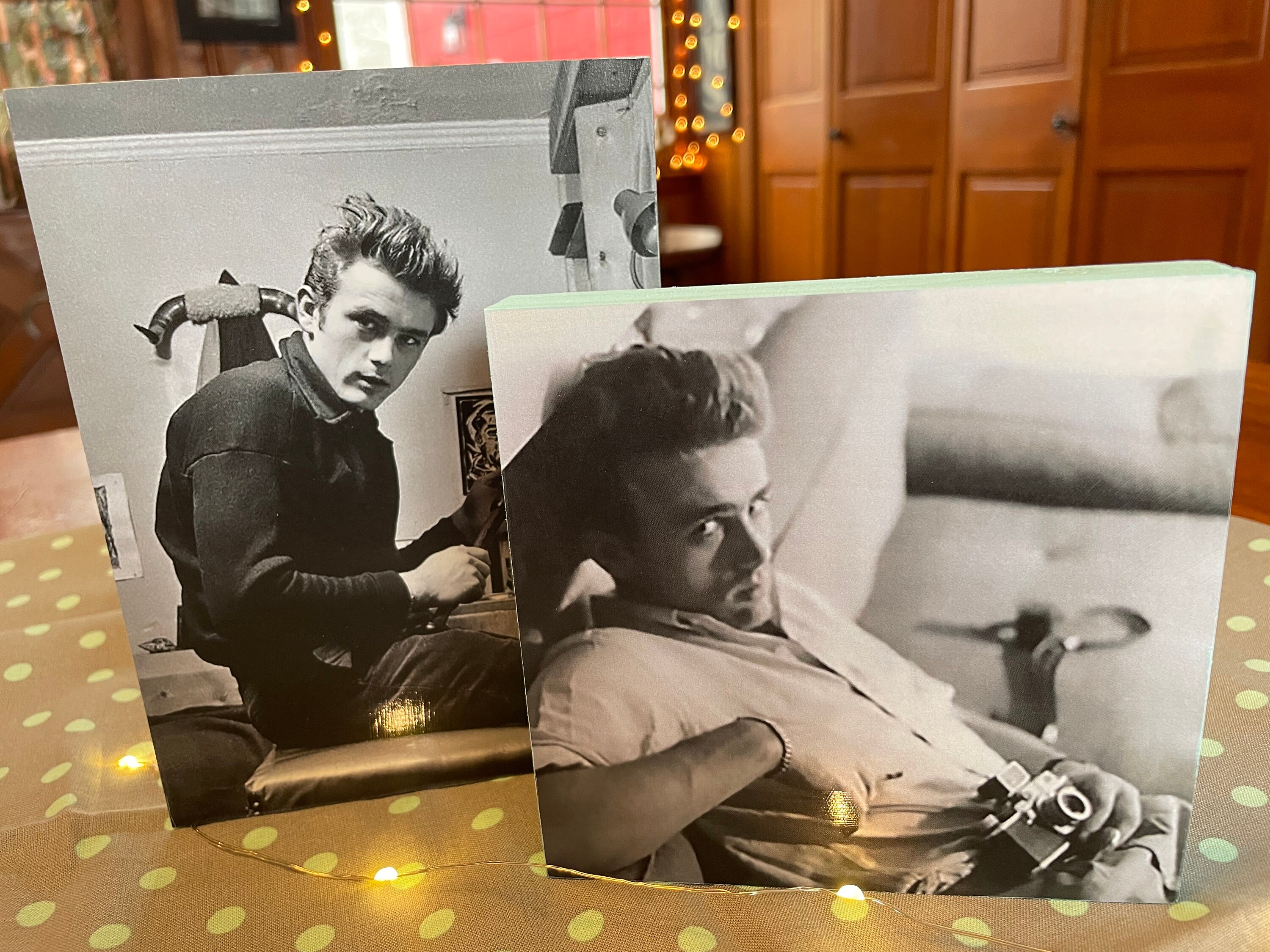 Incredible Image of James Dean in His NYC Apartment Holding His ...