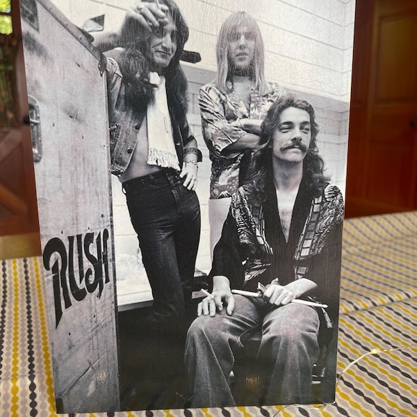 Rush Band Poster - Etsy