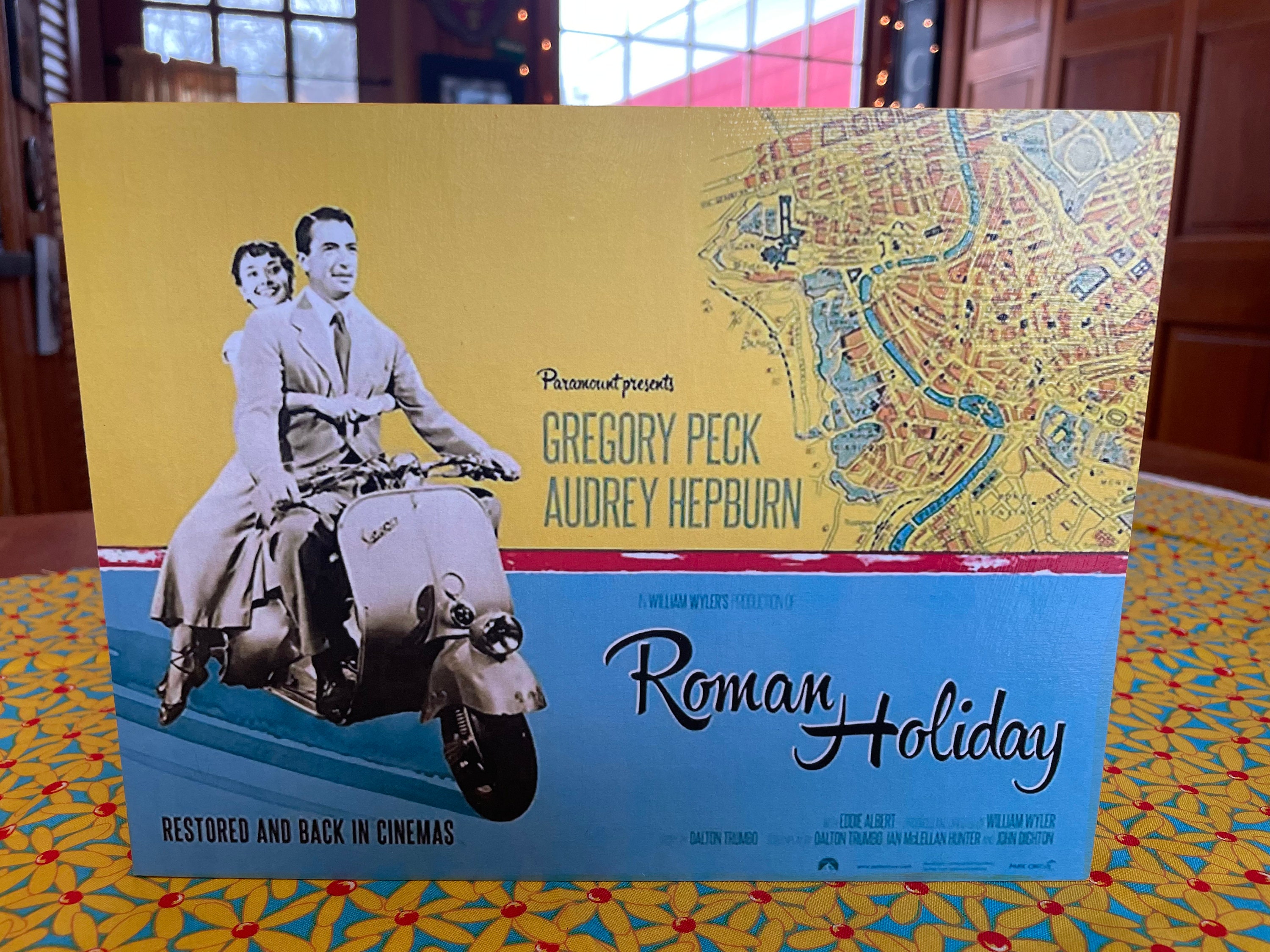 Audrey Hepburn Roman Holiday Poster