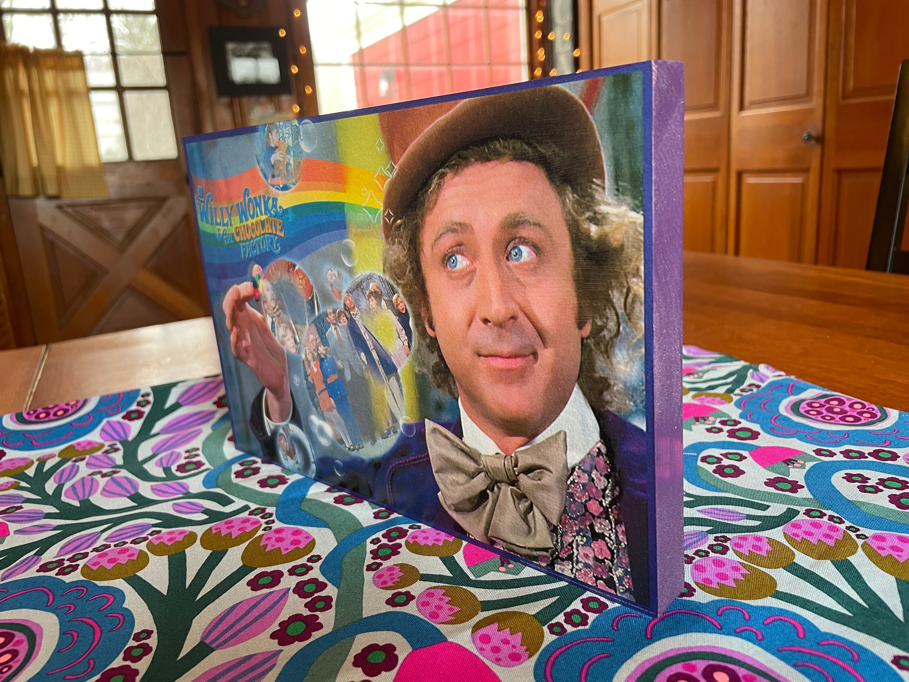 Whimsical Willy Wonka and the Chocolate Factory Movie Poster Handmade ...