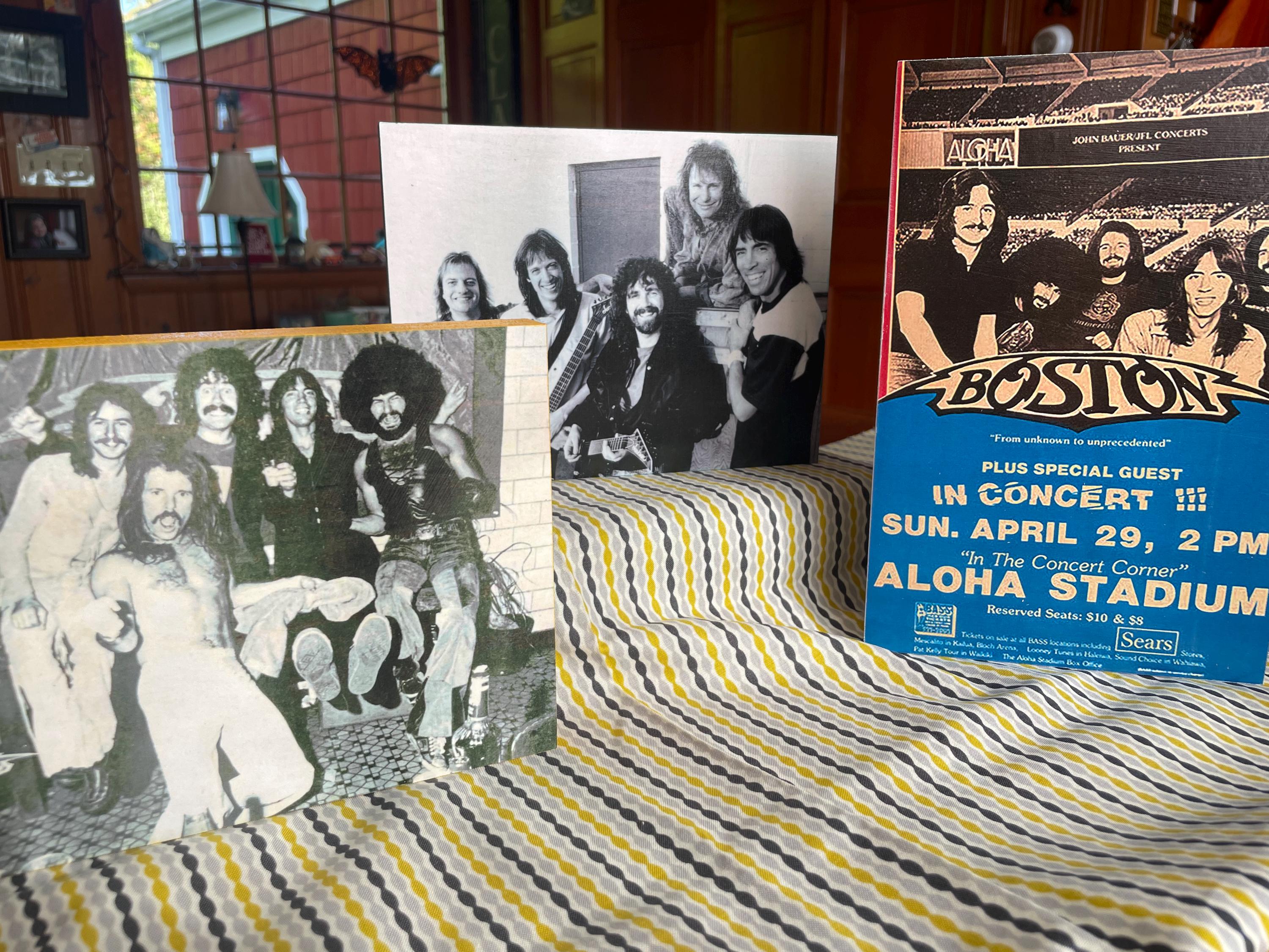Concert Poster of the Band Boston From Their Aloha Stadium Concert ...