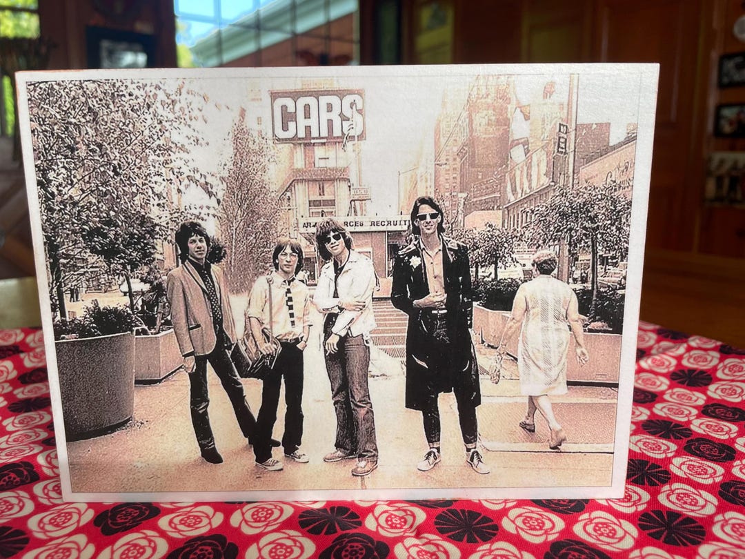 Extraordinary Image of the Band the Cars Handmade on Pine Wood - Etsy