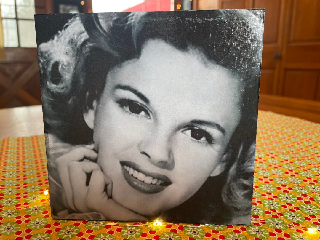 Striking Judy Garland Handmade Portrait on Pine Wood, - Etsy