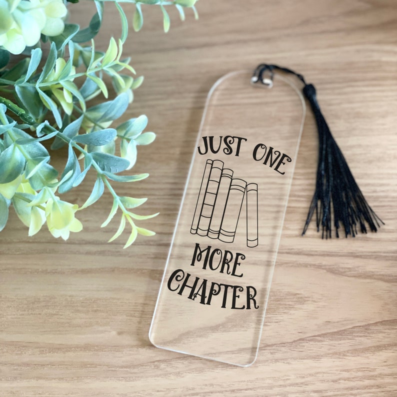 Just One More Chapter SVG One More Chapter Bookmark Reading - Etsy