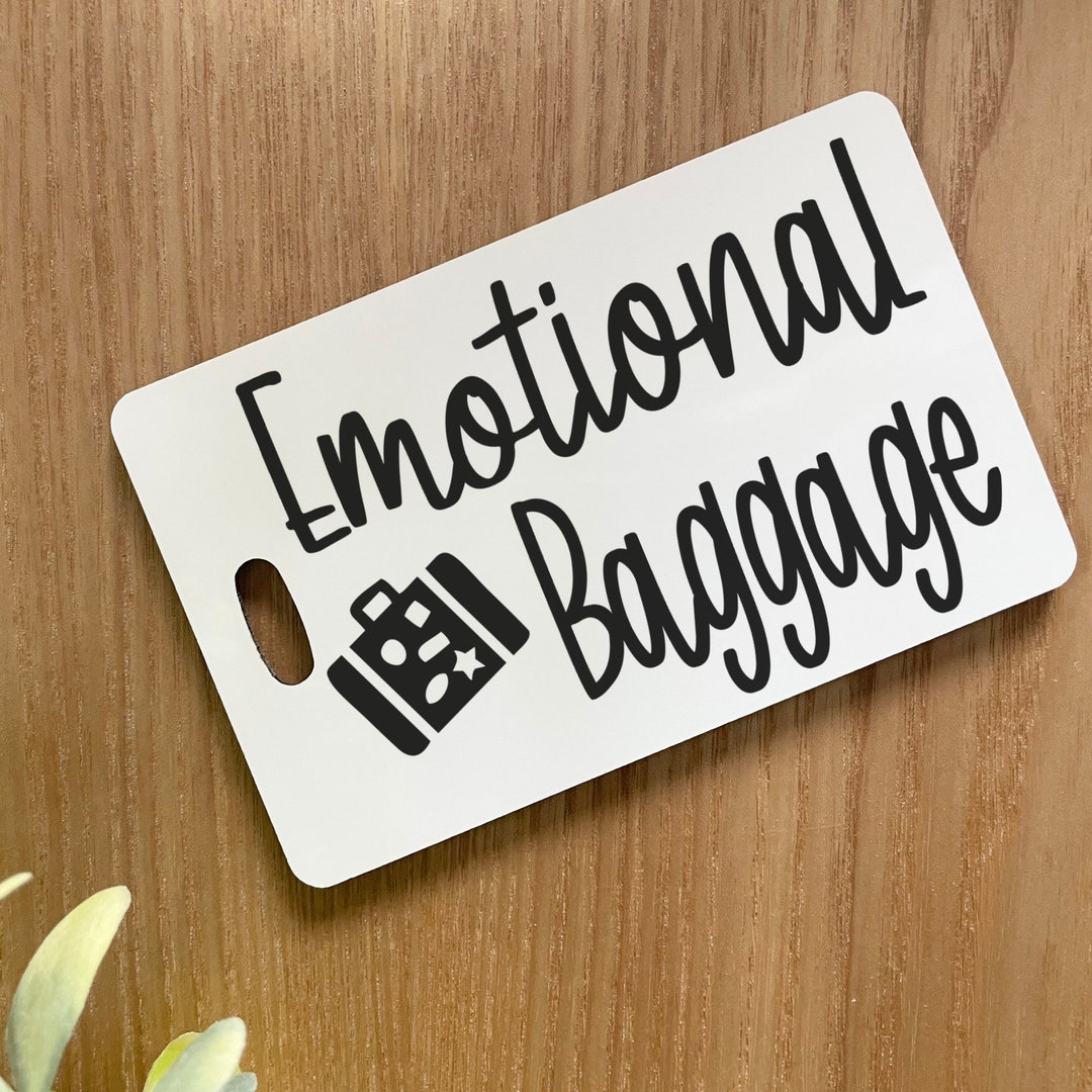 Emotional Baggage SVG, Luggage Tag PNG , Luggage Tag Cut Files, Luggage ...