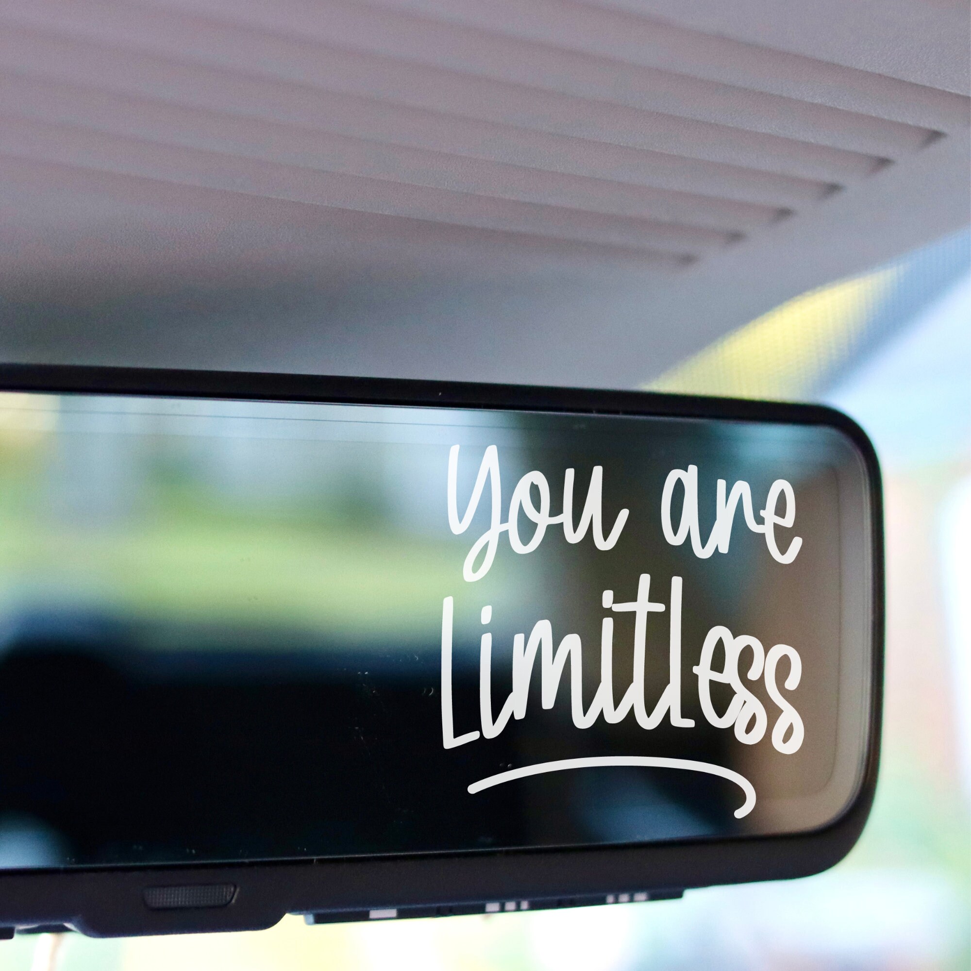 Limitless SVG Mirror Decal SVG Car Mirror SVG Bathroom - Etsy