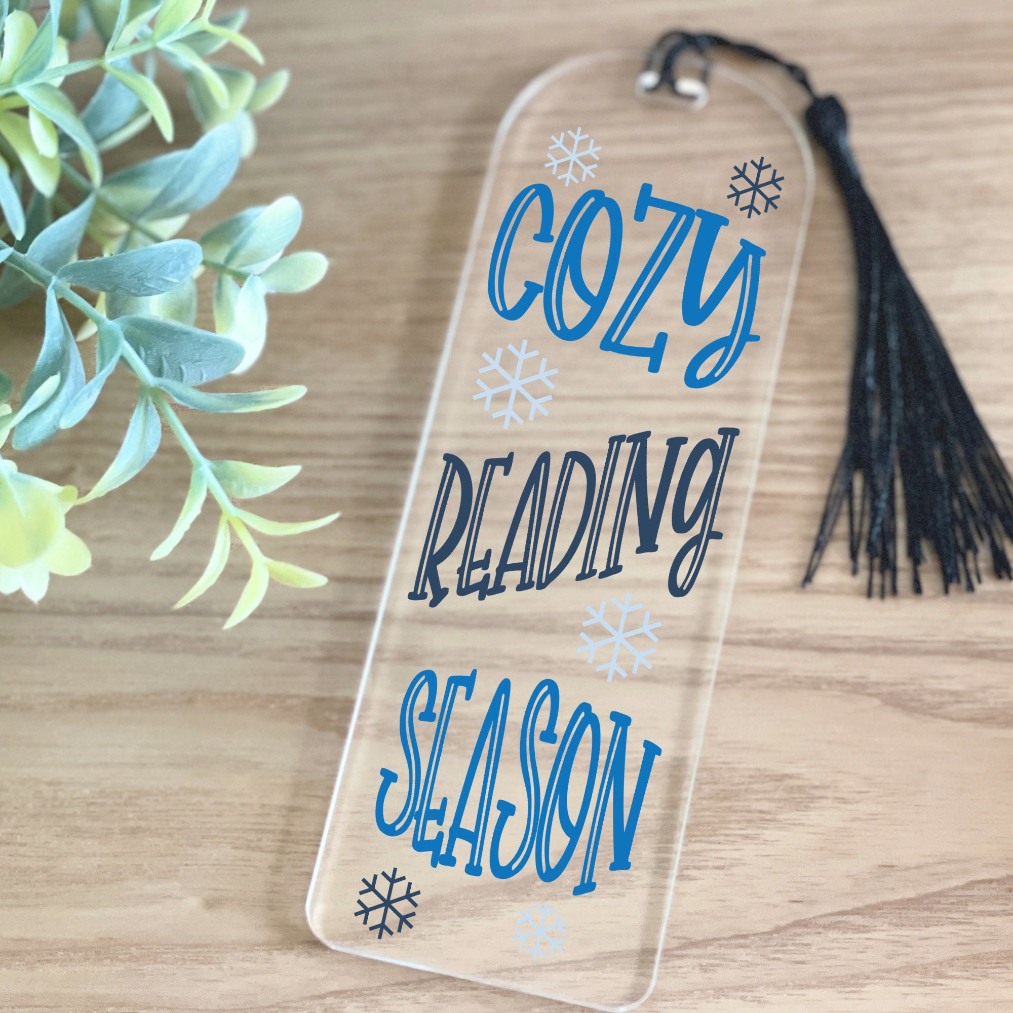 Winter Bookmark SVG, Bookmark SVG Designs, Cozy Season SVG, Bookmark ...