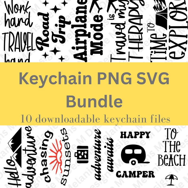 Motel Keychain Bundle SVG, Keychain Sayings SVG, Hotel Keychain SVG ...