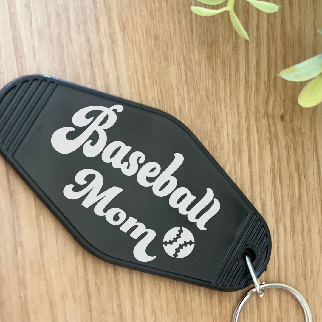 Baseball Keychain PNG, Retro Motel Keychain SVG, Baseball Mom Keychain ...