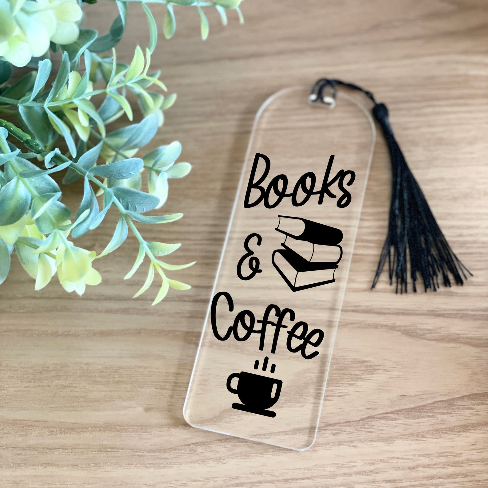 Books and Coffee SVG Coffee Bookmark Svg Bookmark Sayings - Etsy