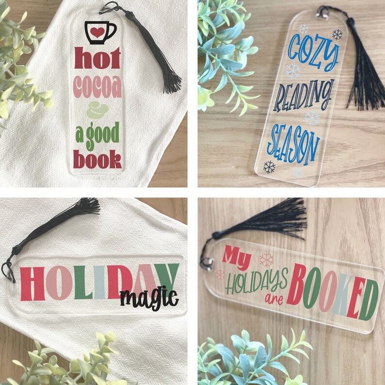 Christmas Bookmark SVG, Bookmark SVG Bundle, Bookmark PNG Bundle ...