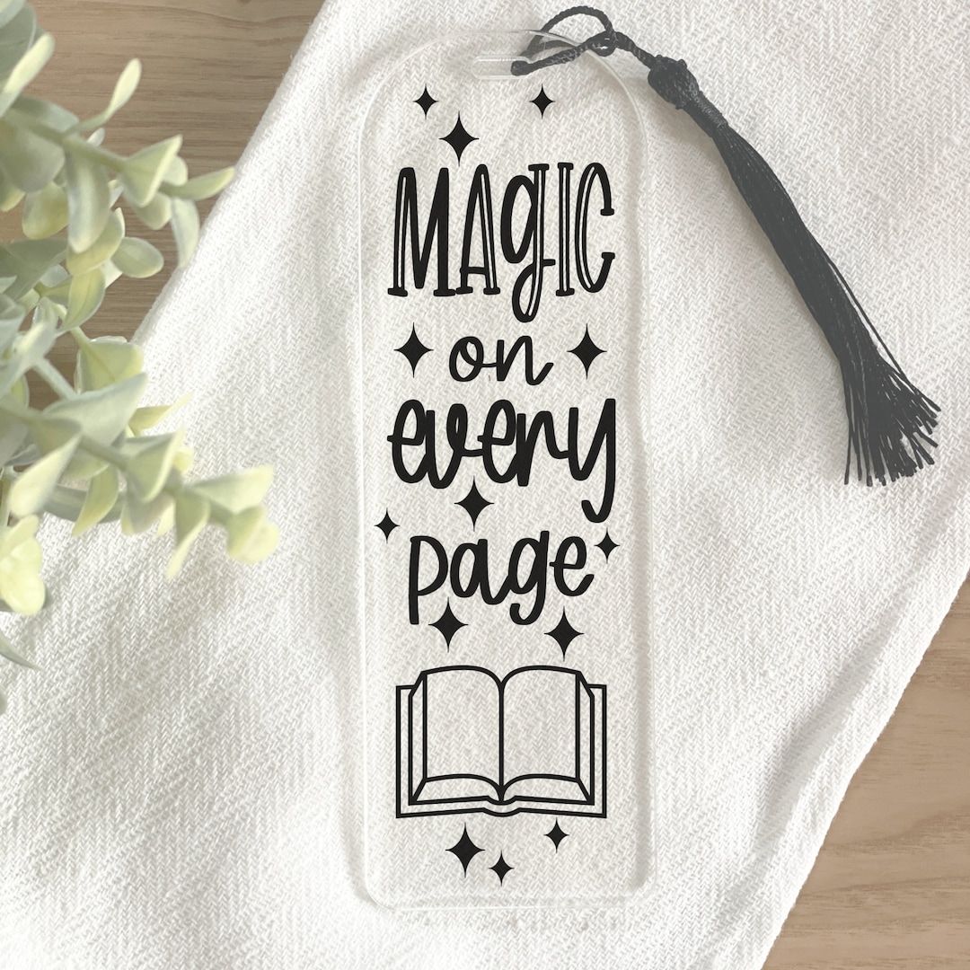 Bookmark SVG Kids, Acrylic Bookmark SVG, Book Lover SVG File, Bookmark ...