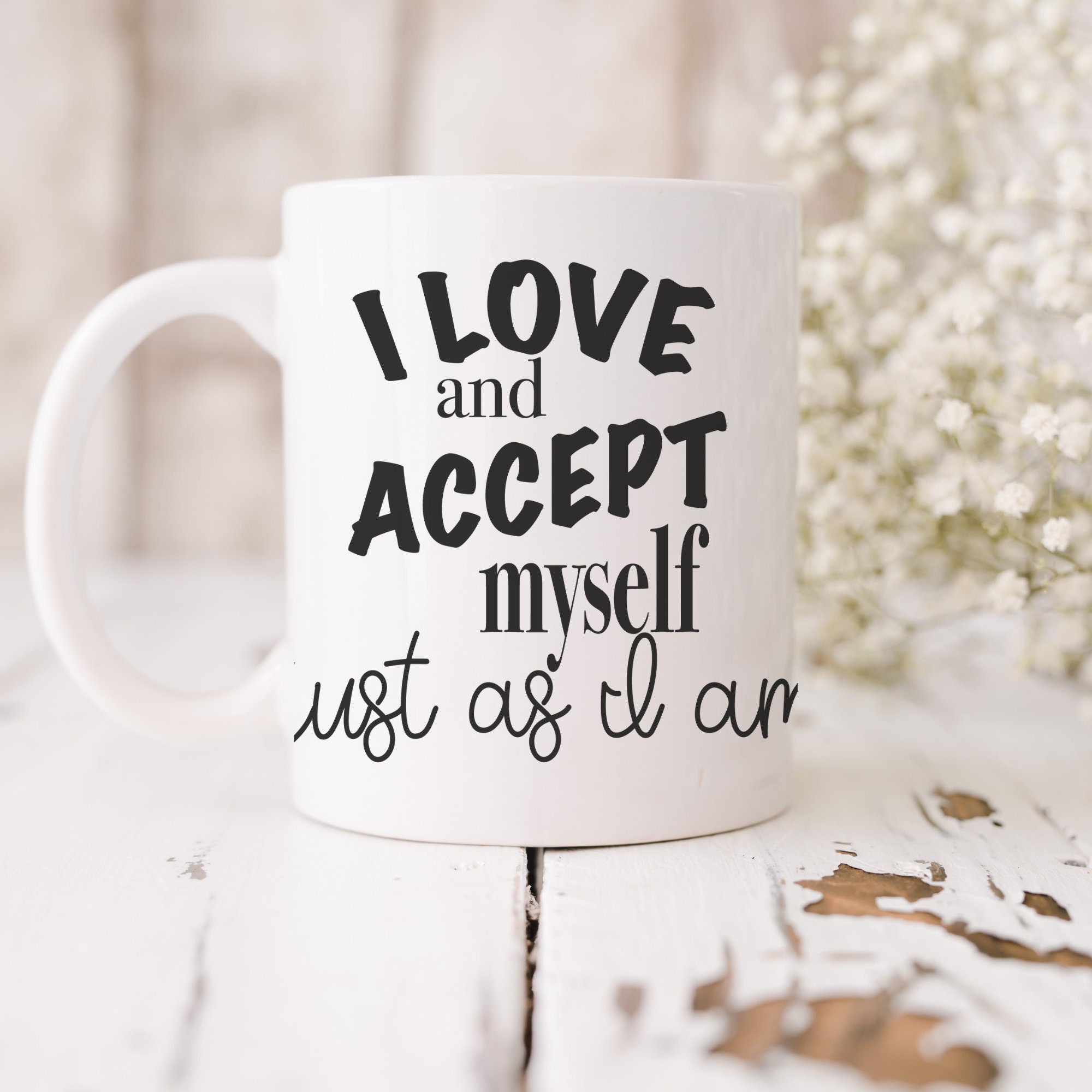 Mirror Quote SVG Gratitude Svg Files I Love Myself Mirror - Etsy