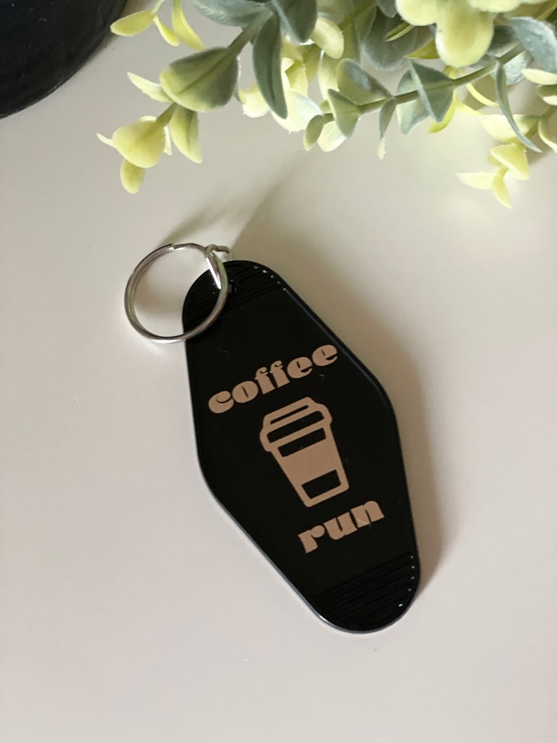Coffee Run, Motel Keychain SVG, Hotel Keychain SVG, Hotel Keychain ...