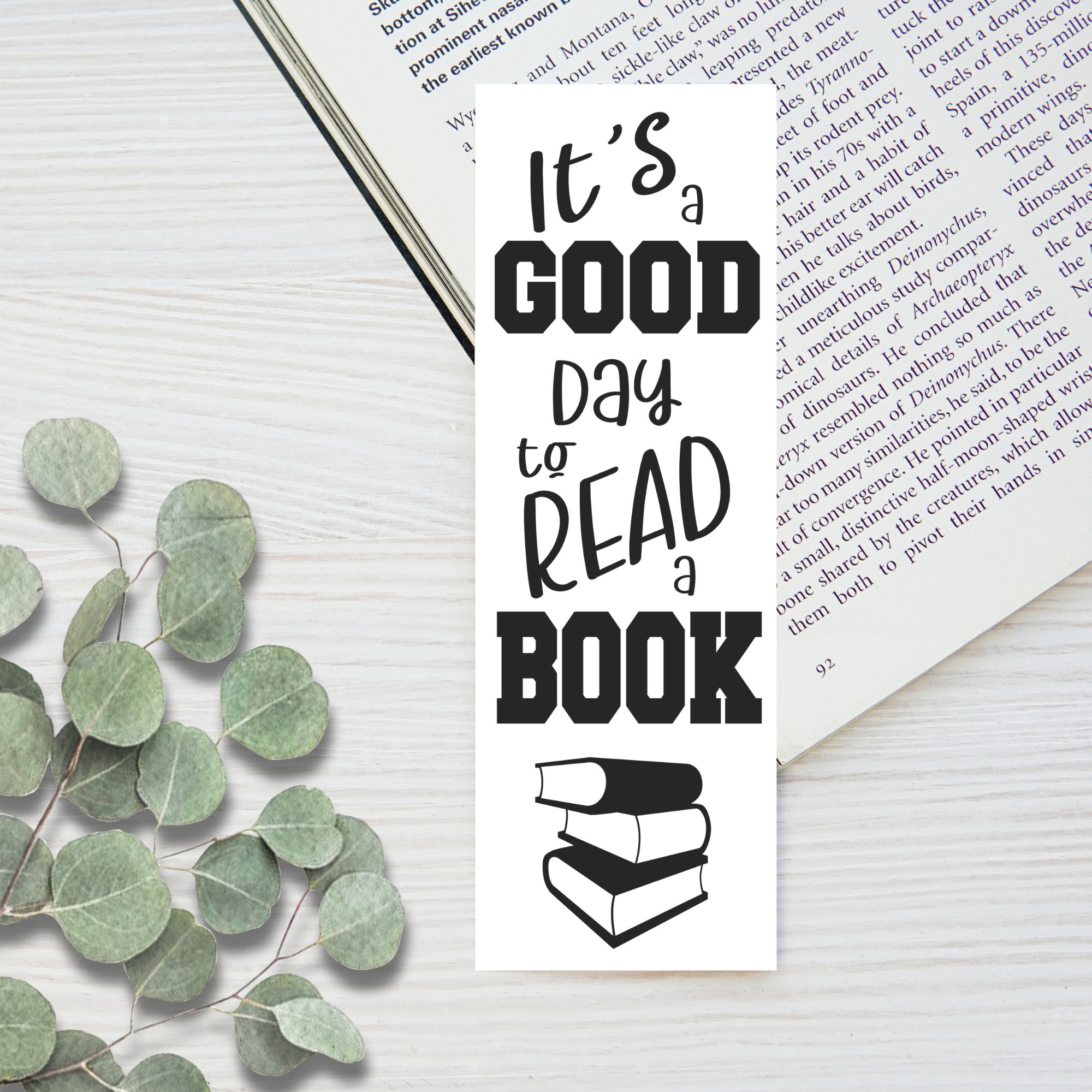 Its a Good Day to Read a Book SVG Bookmark Sayings SVG - Etsy