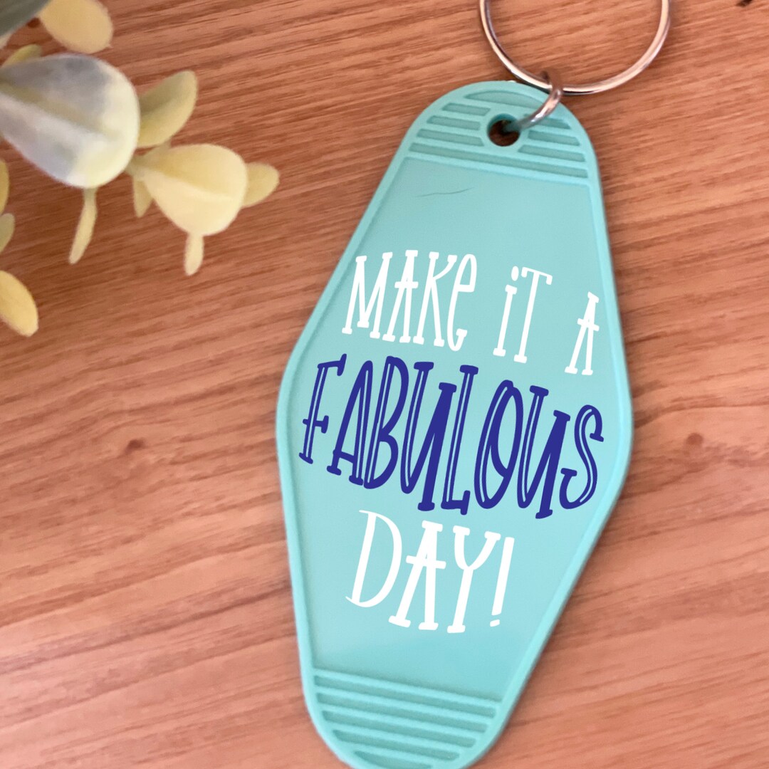 Fabulous SVG PNG, Positive Keychain, Affirmations Keychain, Positive ...