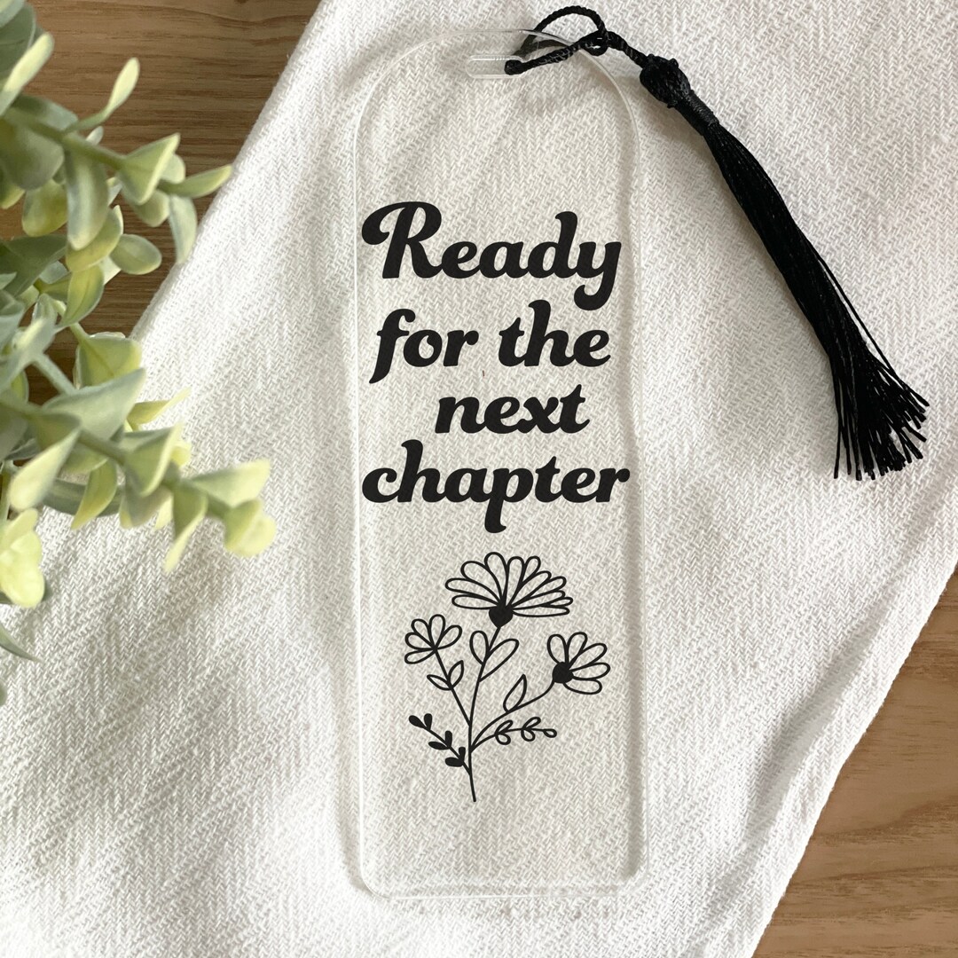 Next Chapter SVG, SVG Bookmark Sayings, Next Chapter Bookmark, Floral ...