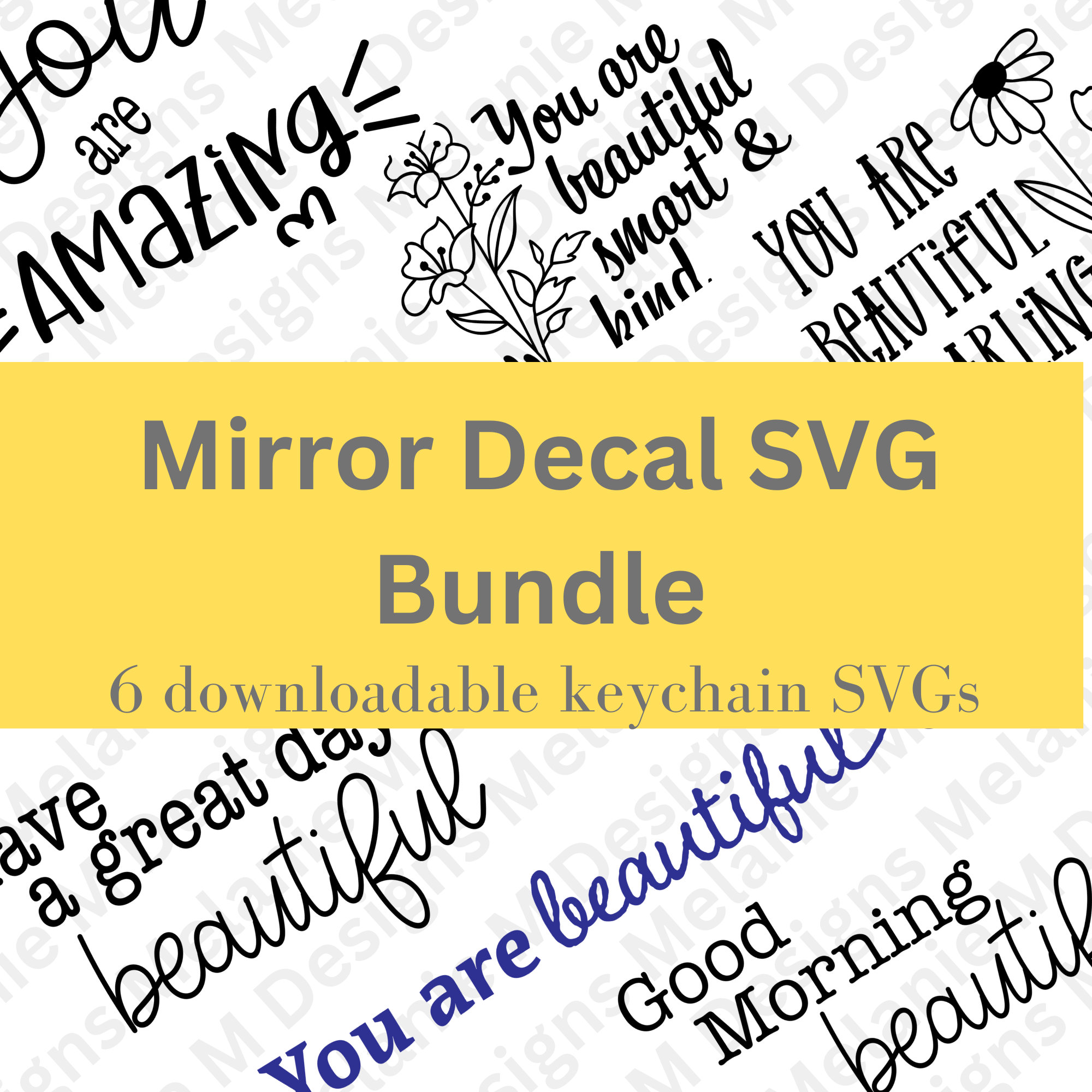 Self Love SVG Bundle, Mirror Decal SVG, Motivational Quotes Svg Bundle ...