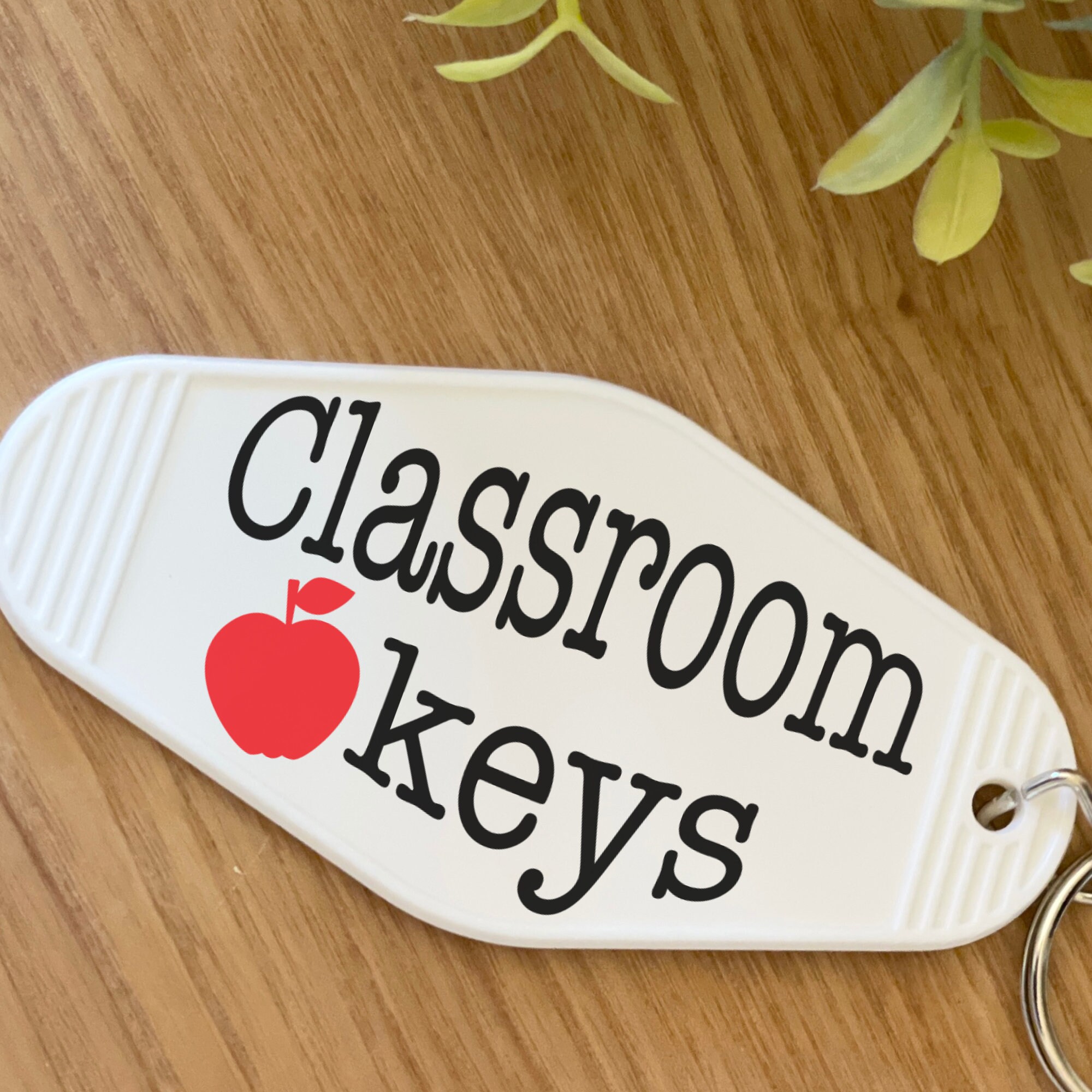 Teacher Keychain SVG Motel Keychain Teacher SVG Classroom - Etsy