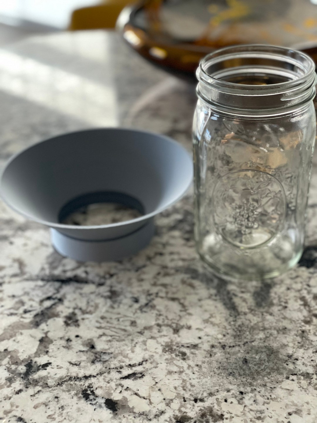 Threaded Mason Jar Funnel - 3.38 Inch Wide Mouth - Etsy