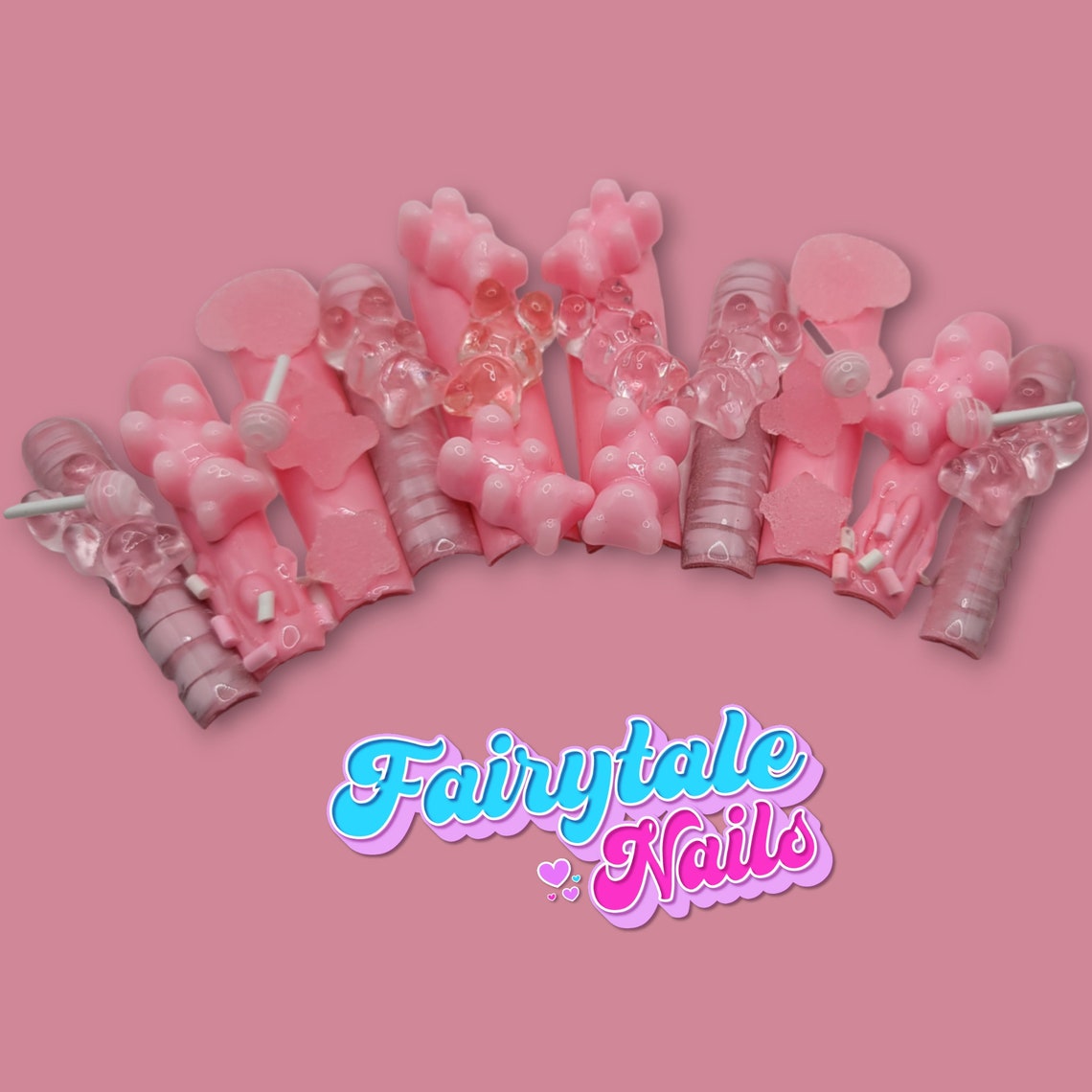 Gummy Beary Pink - Etsy
