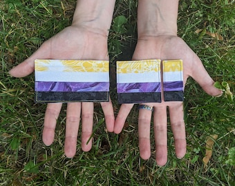 Bigender Pride Patch / Iron-on / Decorative Quilted Fabric - Etsy