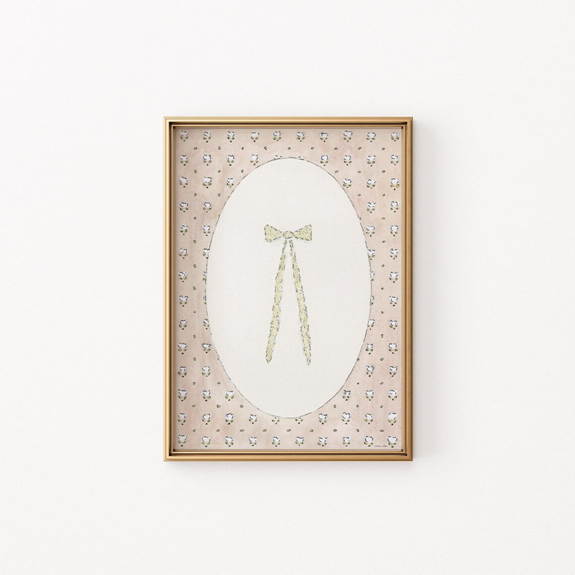Bow Painting, Watercolor Bow, Wall Art, Bow Illustration, Art Print ...