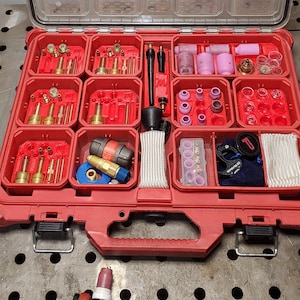 Tigpro Tig Torch Parts Organizer Store Your Tig Torch Gas Lenses and ...