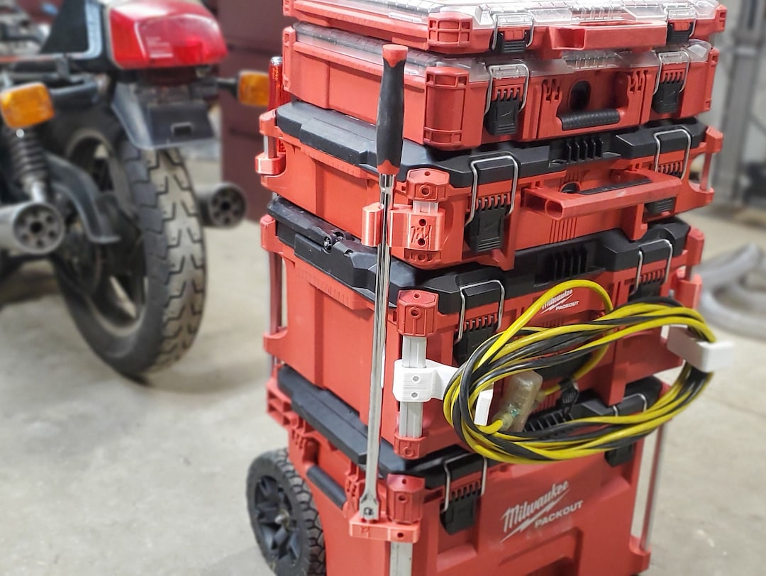 Milwaukee Packout Breaker Bar Side Mount Milwaukee Packout Mods Accessories Organize and Upgrade Your Packout With This Cool Accessory Etsy