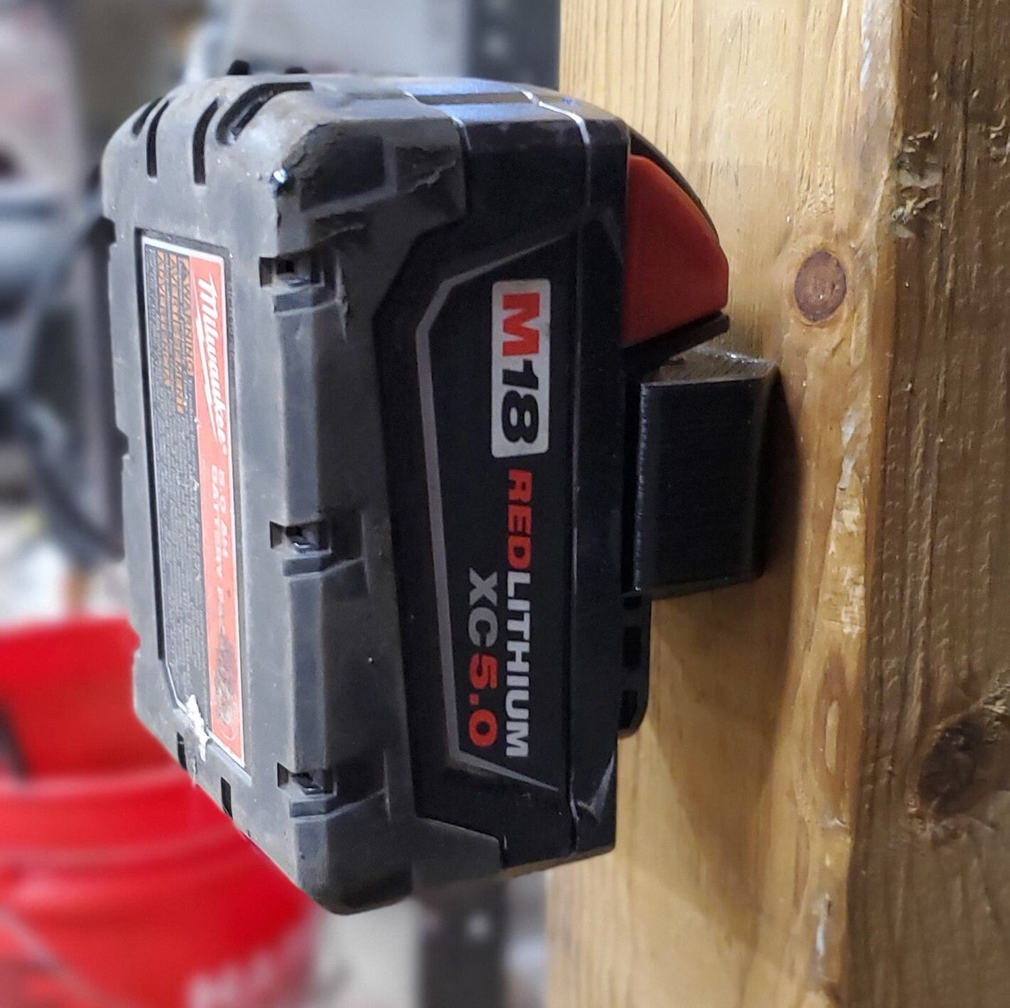 M18 Stealth Wall Mount - Slim Discrete Storage for Your Milwaukee M18 ...