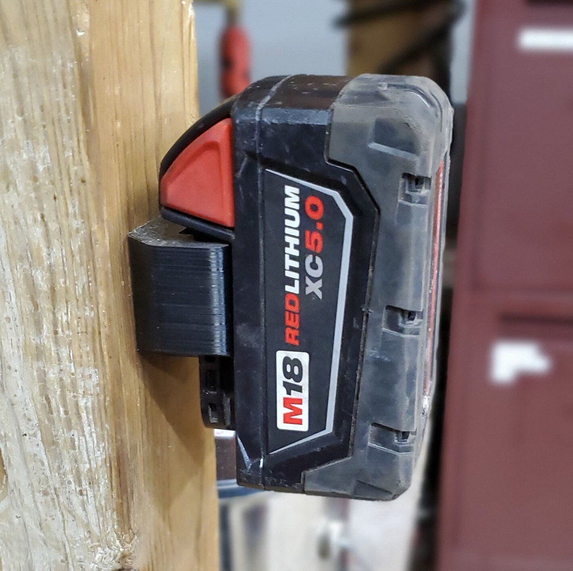 M18 Stealth Wall Mount - Slim Discrete Storage for Your Milwaukee M18 ...